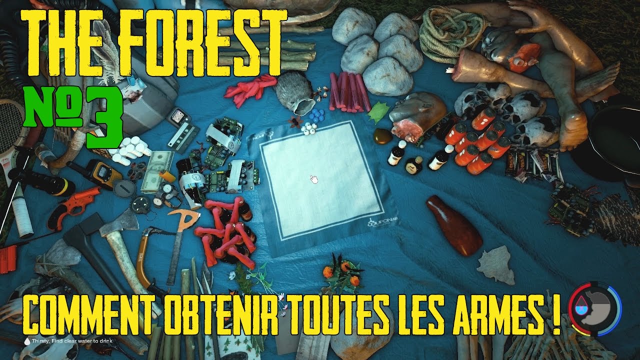 The Forest Comment Obtenir Toutes Les Armes 044c~052b Ok Youtube
