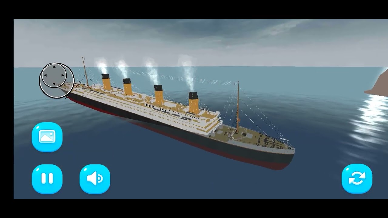 This game is very boring Ship TITANIC is sinking without breaking bhai ...