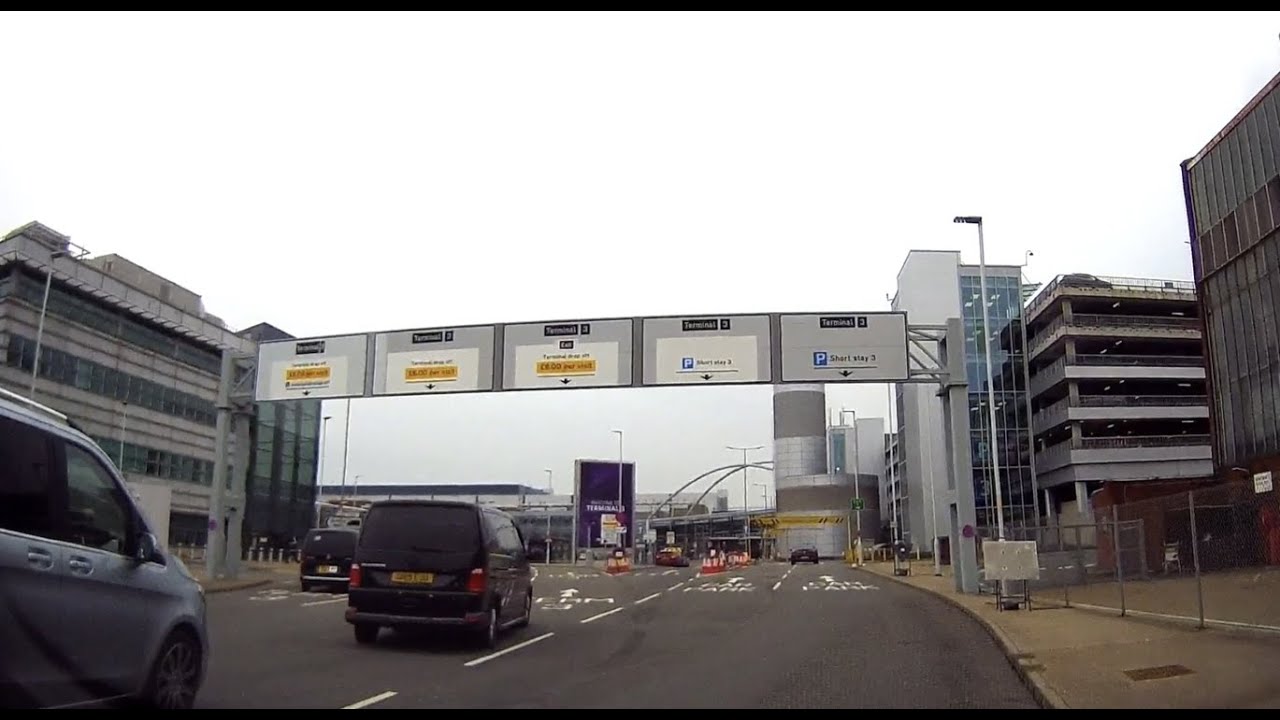 Driving to Heathrow Terminal 3 Short Stay Car Park from Chiswick ...