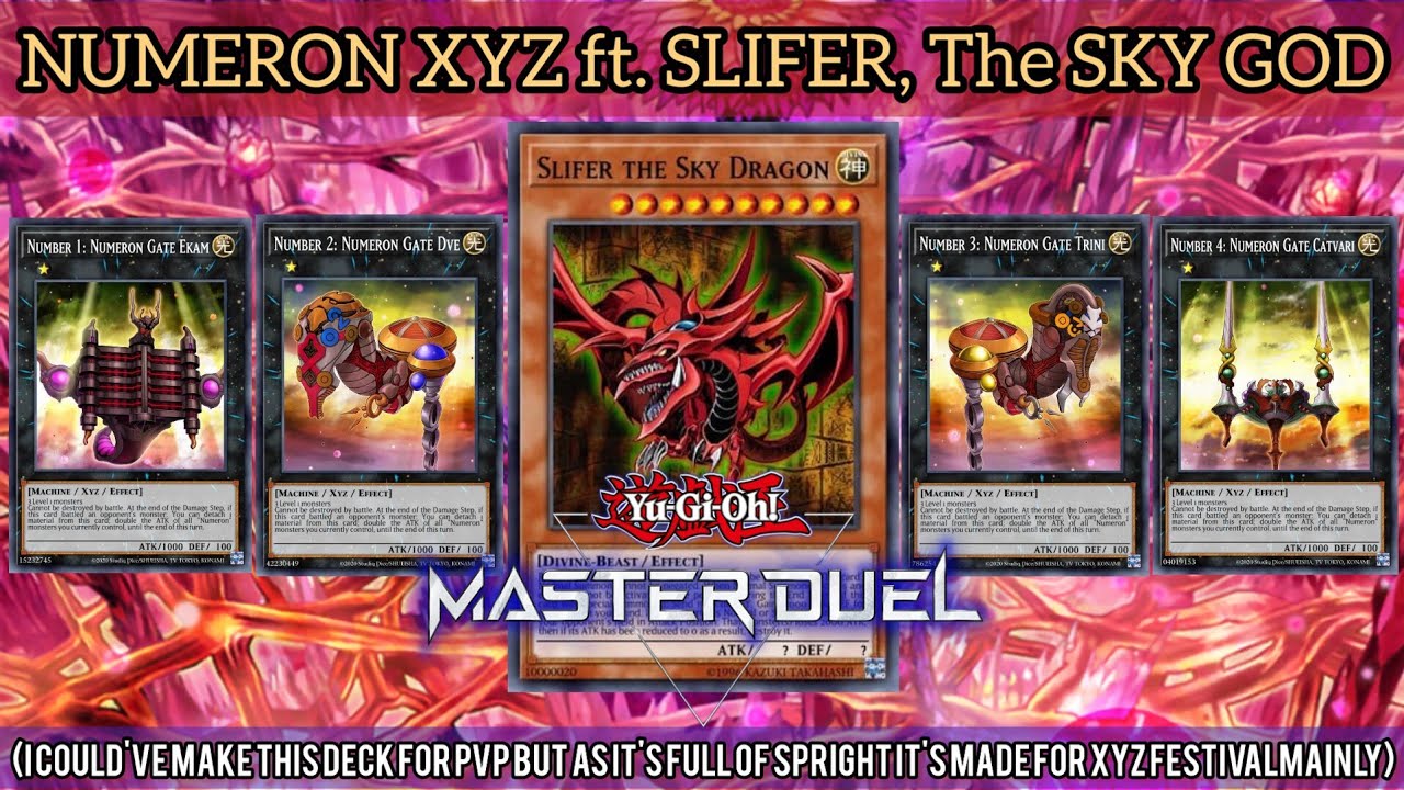 SLIFER The SKY GOD × NUMERON XYZ | THIS is The DECK of ALL TIMES [Yu-Gi ...