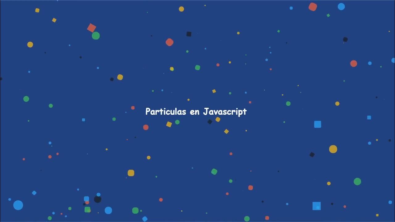 partículas preview en JavaScript | link en la descripción #Shorts - YouTube