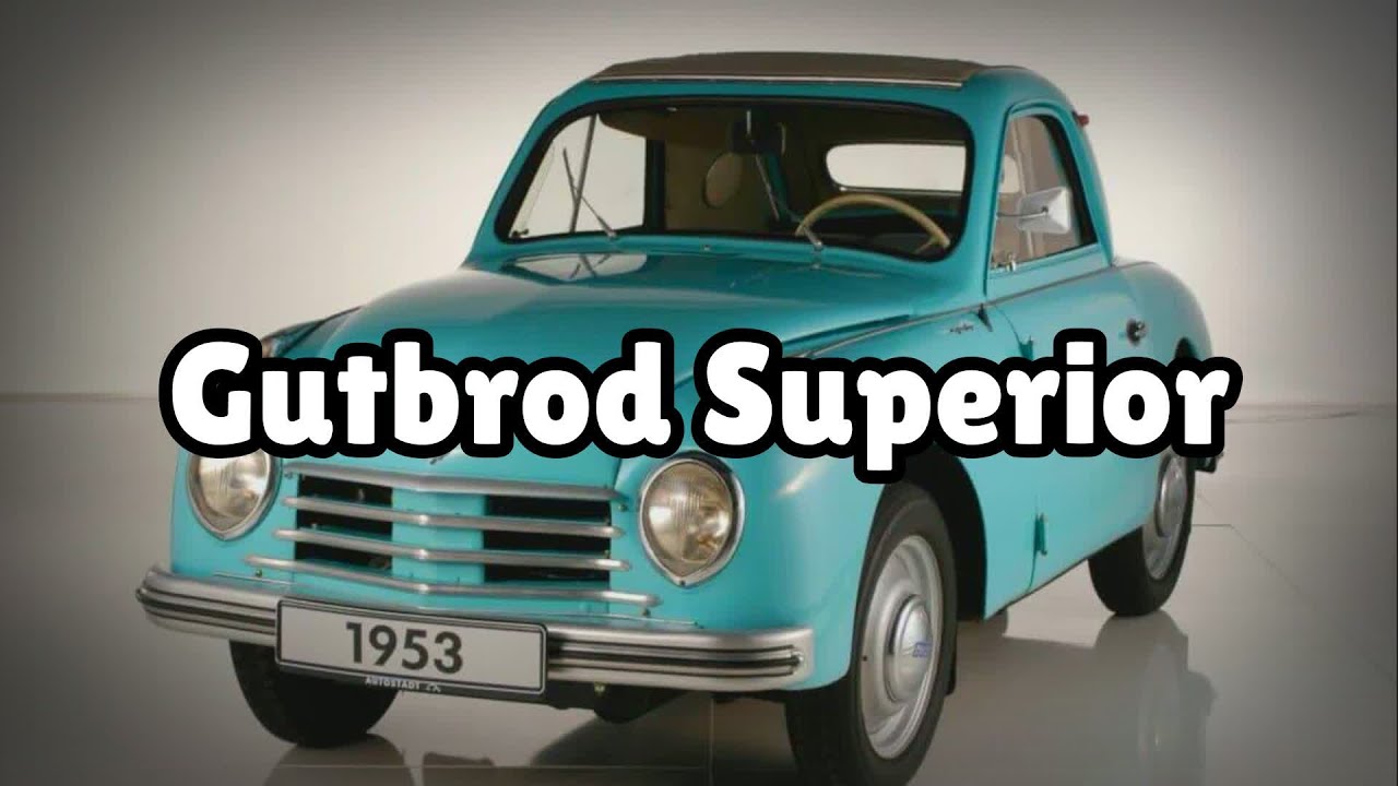 Photos of the Gutbrod Superior | Not A Review! - YouTube
