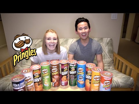 Trying Every PRINGLES Flavor!!! - YouTube