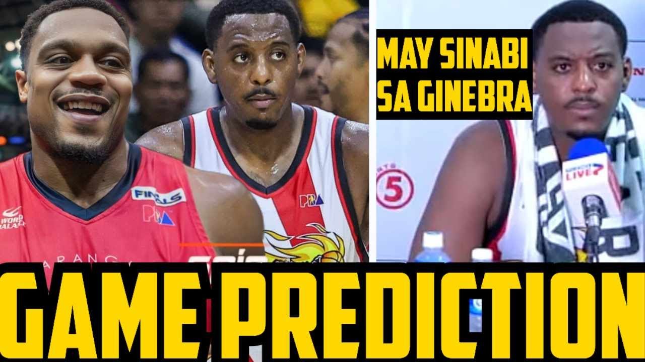 GINEBRA VS SMB GAME PREDICTION SINO ANG LAMANG | JORDAN ADAMS MAY ...