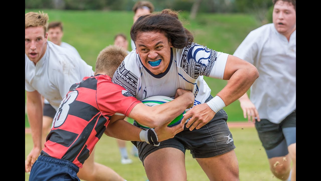 MiraCosta College Men's Rugby vs. Azusa Pacific - YouTube