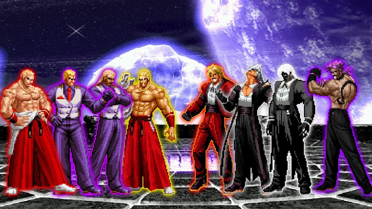 Geese Team VS Rugal Team | .M.U.G.E.N. - YouTube
