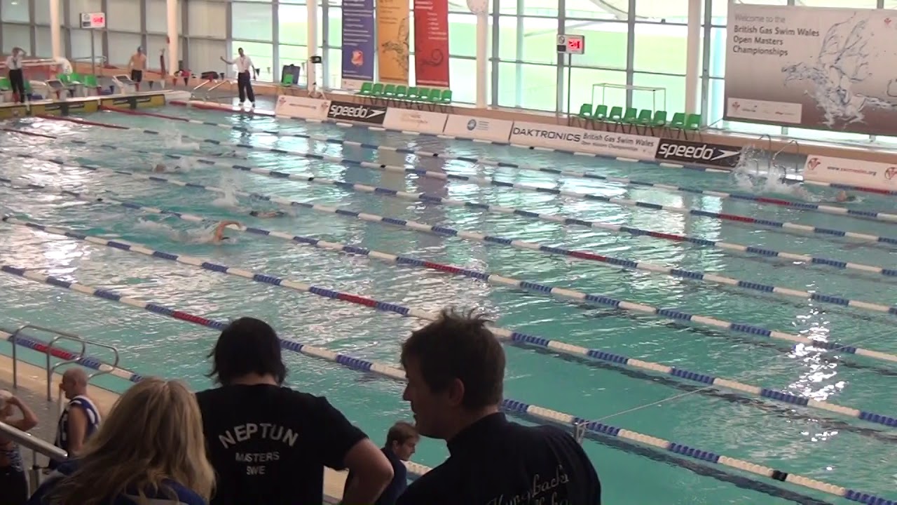 20150308 Swim Wales LC Masters Swansea s5 Pt2 200M Freestyle Relay ...