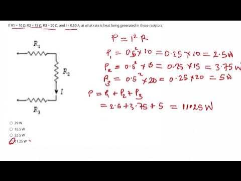 How to Calculate Power Dissipation in Series Resistors: Step-by-Step Guide - YouTube