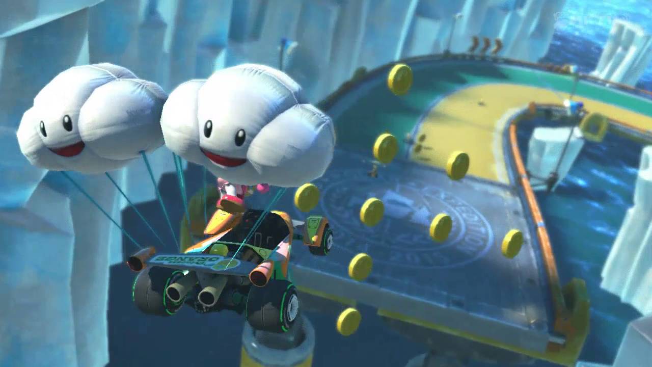Wii U - Mario Kart 8 - Ice Ice Outpost - YouTube