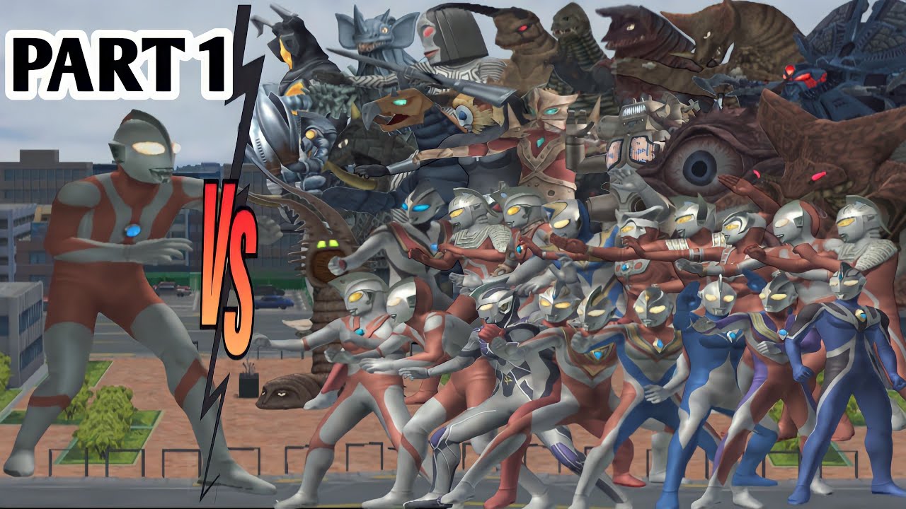 ULTRAMAN MBAH VS SEMUA ULTRAMAN HEISEI, ULTRA BROTHERS, DARK ULTRA ...