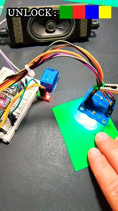 Unlock The Doors With Colors! Visuino&Arduino Project! - YouTube