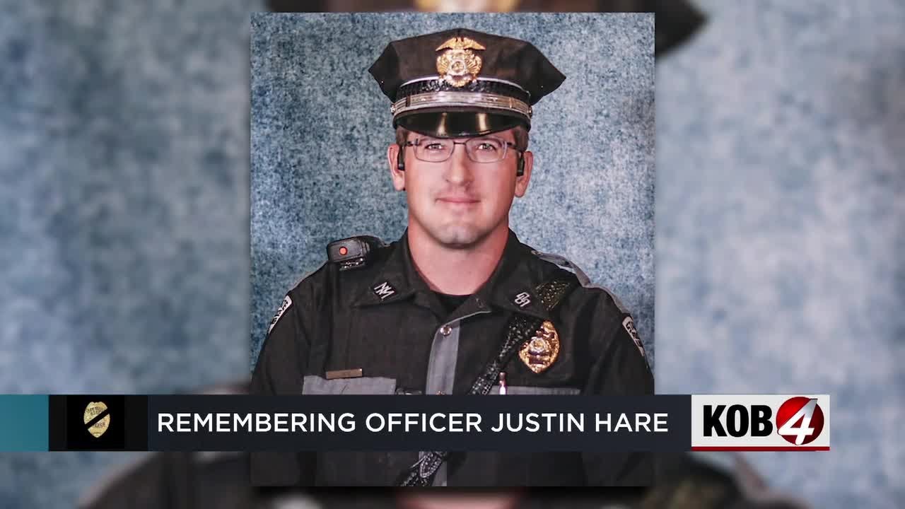 NMSP association president remembers fallen officer Justin Hare - YouTube