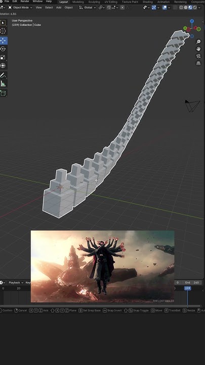 How to use the Array Modifier for motion graphics #3d #blender #animation #motion #design # ...