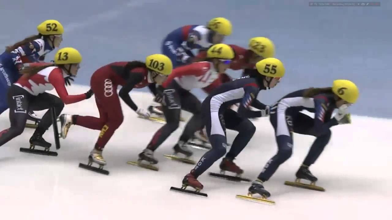 2015 16 Short Track World Cup 3 Japan, Womens Relay Final A - YouTube