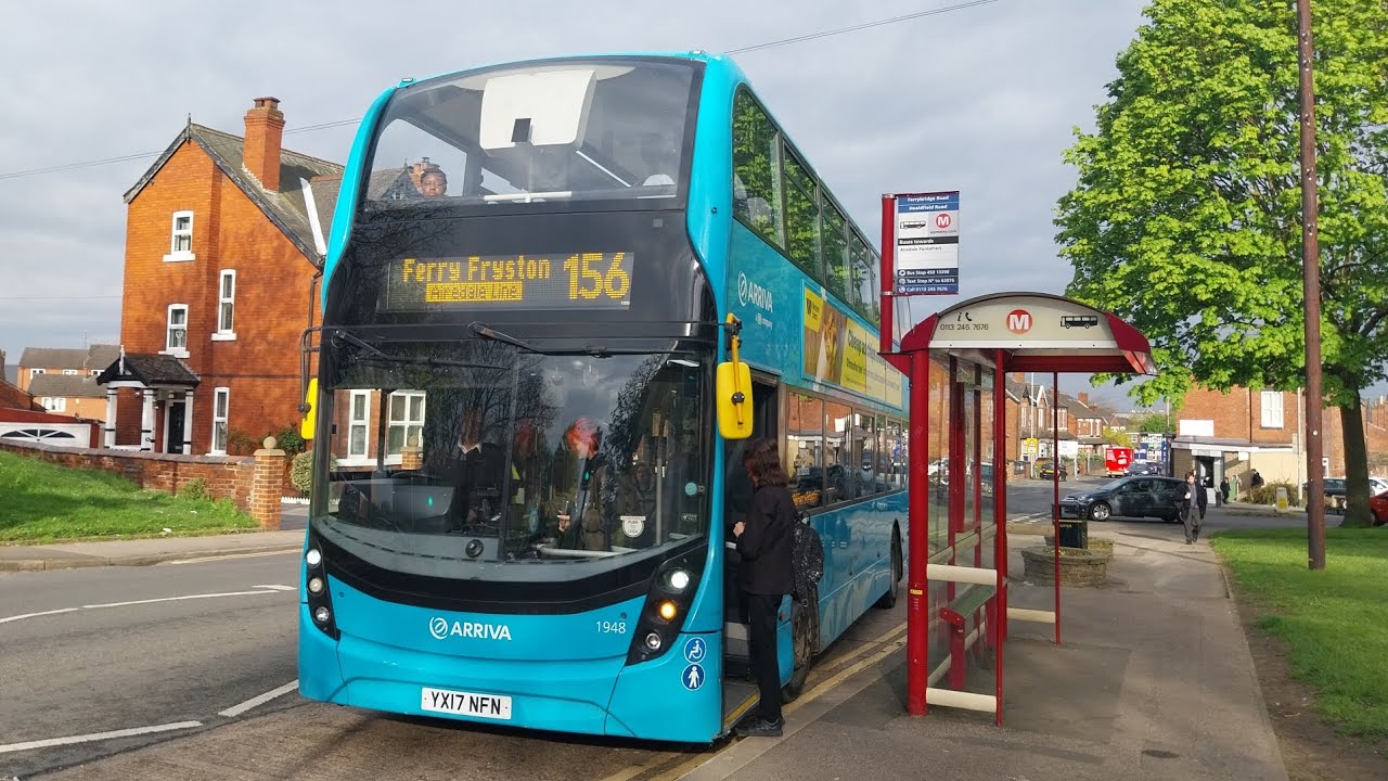 (Arriva Yorkshire 1948 YX17NFN) On 156 To Ferry Fryston - YouTube