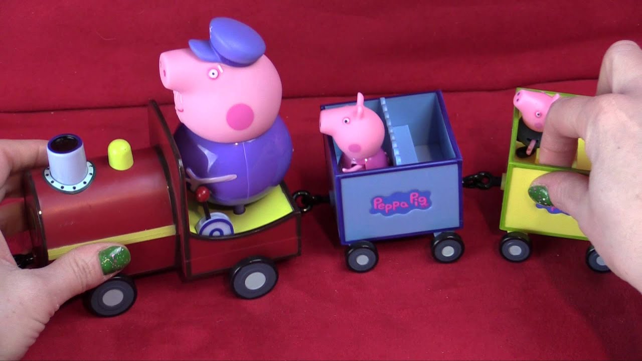 Peppa Pig - Grandpa Pig's Train - Let's Open The Box! - YouTube