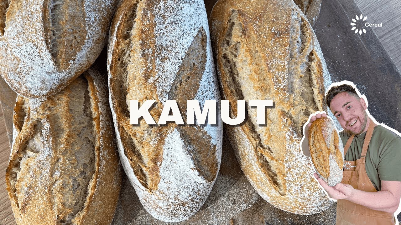 Cómo hacer pan KAMUT con SOLO 5 INGREDIENTES - YouTube