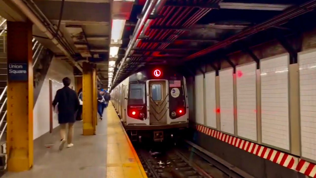 R160 & R143 (L) Train Action at Rush Hour in Manhattan & Brooklyn - YouTube