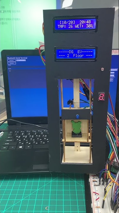 [STM32] Elevator project, Bluetooth command - YouTube