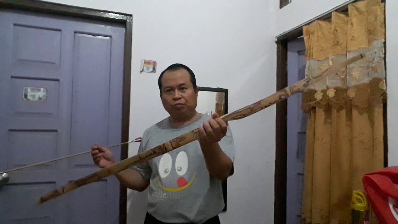 Test busur bambu - YouTube
