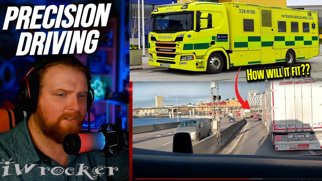 American Reacts to 18 ton Scania MICU Response - heavy traffic - Sweden ...