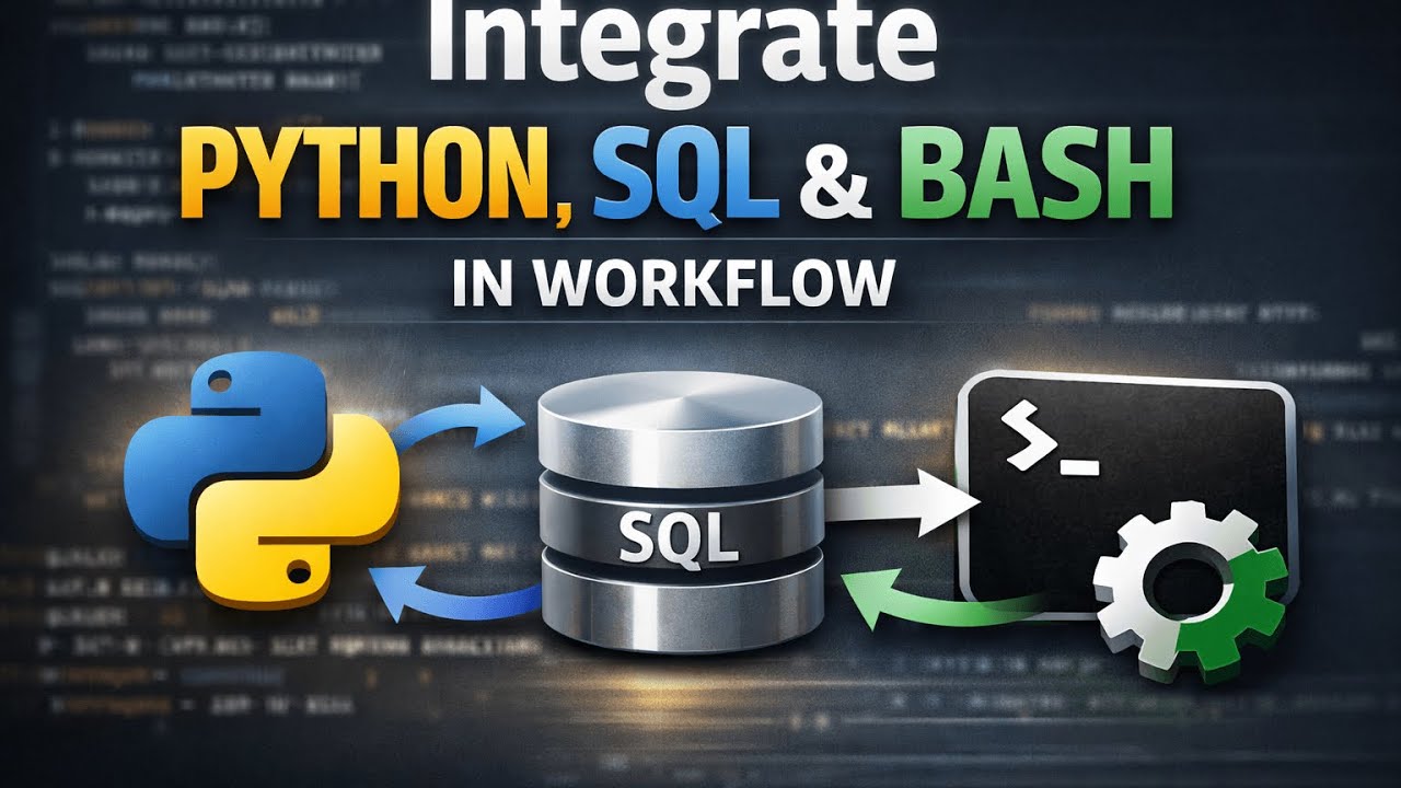 How Data Engineers Integrate Python, SQL & Bash in Real-World Workflows - YouTube