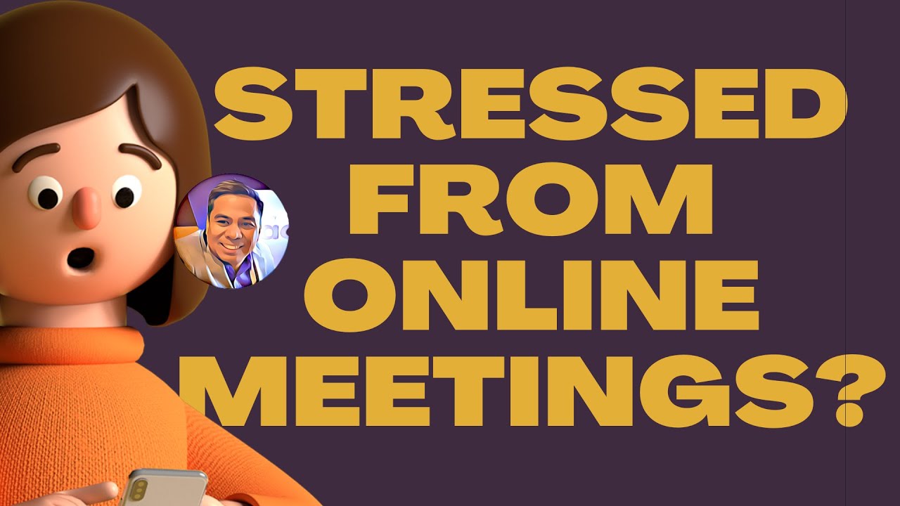 Stop Zoom Stress - Here's 3 Tips from 10 Year Webinar Veteran - YouTube