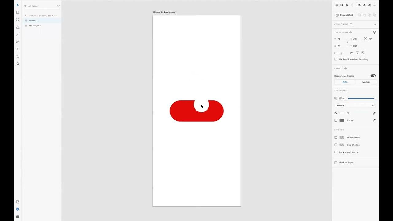 Create interactive toggle button - Adobe XD - YouTube