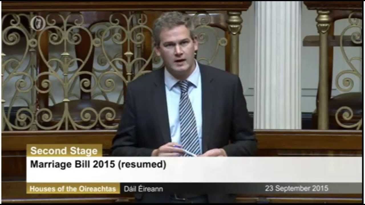 Sean Kyne speaking on the Marriage Bill 2015 - YouTube