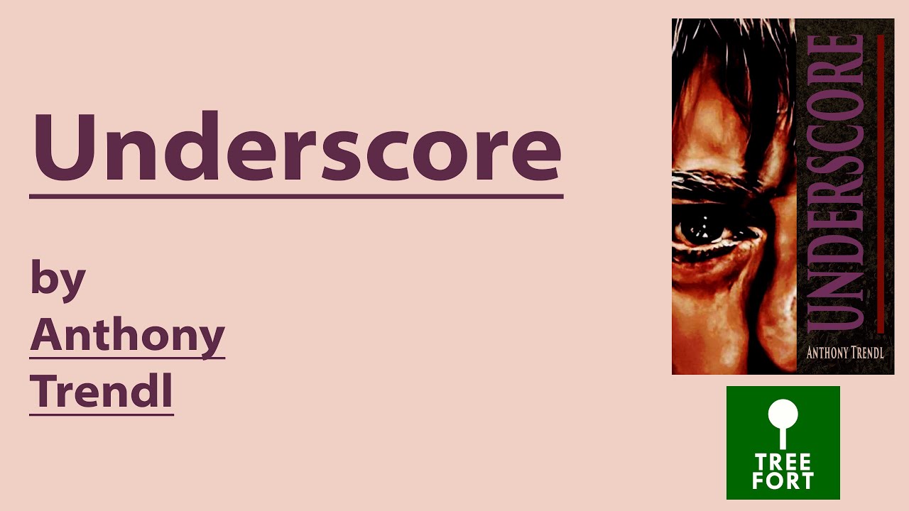 Underscore by Anthony Trendl - Book Trailer - YouTube