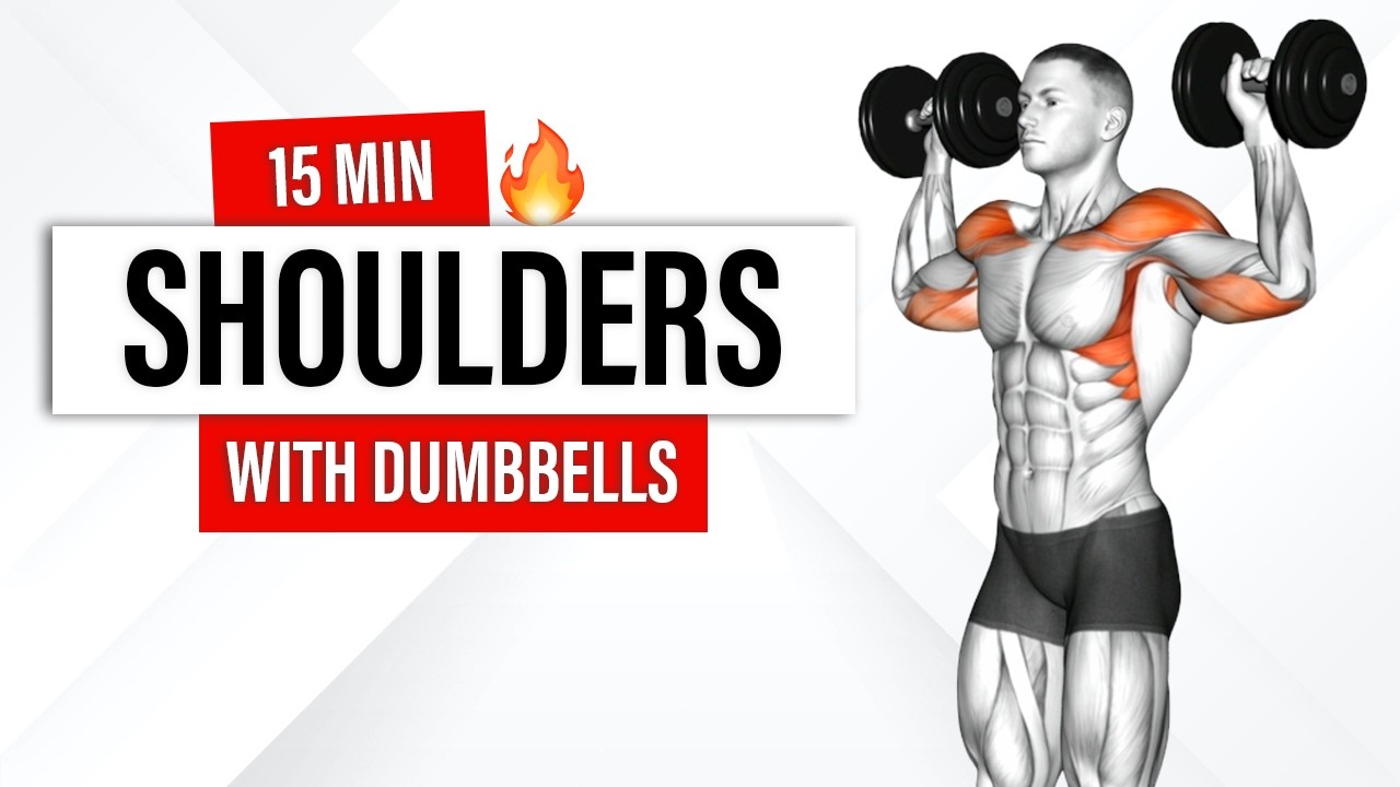 INTENSE Shoulder Workout with Dumbbells (To Build Strength FAST!) - YouTube