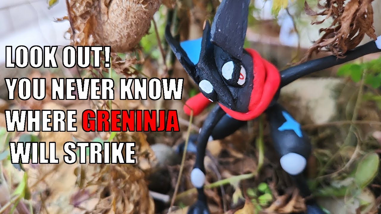 How to make Shiny Greninja out of clay | Pokémon Clayart - YouTube
