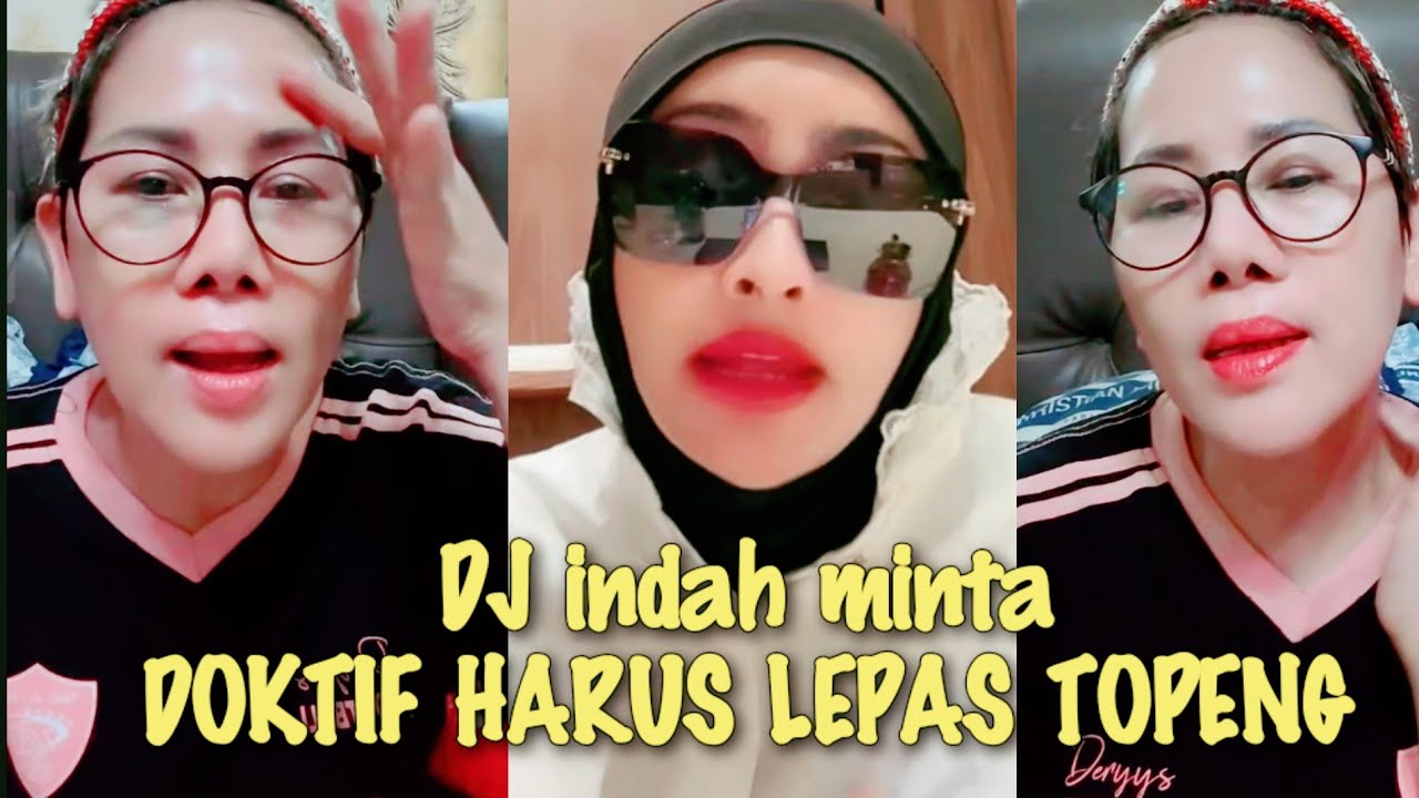 GEGER!! DJ INDAH SEMPROT NIKITA MIRZANI DAN MINTA DOKTIF LEPAS TOPENG - YouTube