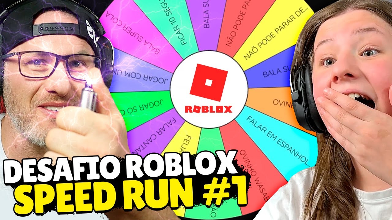 ROBLOX SPEEDRUN MAS A CADA 1 MINUTO A ROLETA DECIDE O DESAFIO! - YouTube