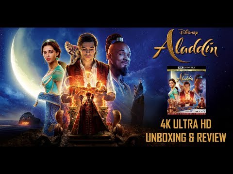 ALADDIN (2019 - LIVE ACTION) 4K ULTRA HD BLURAY UNBOXING AND REVIEW ...