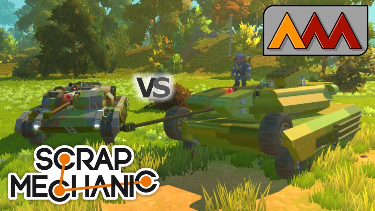 Modern MK1 makes it's presence known... | Scrap Mechanic Tank Battles ...