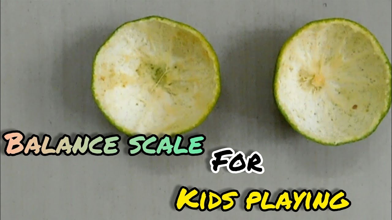 How To Make Balance Scale For Playing at Home /weight machine /balance ...