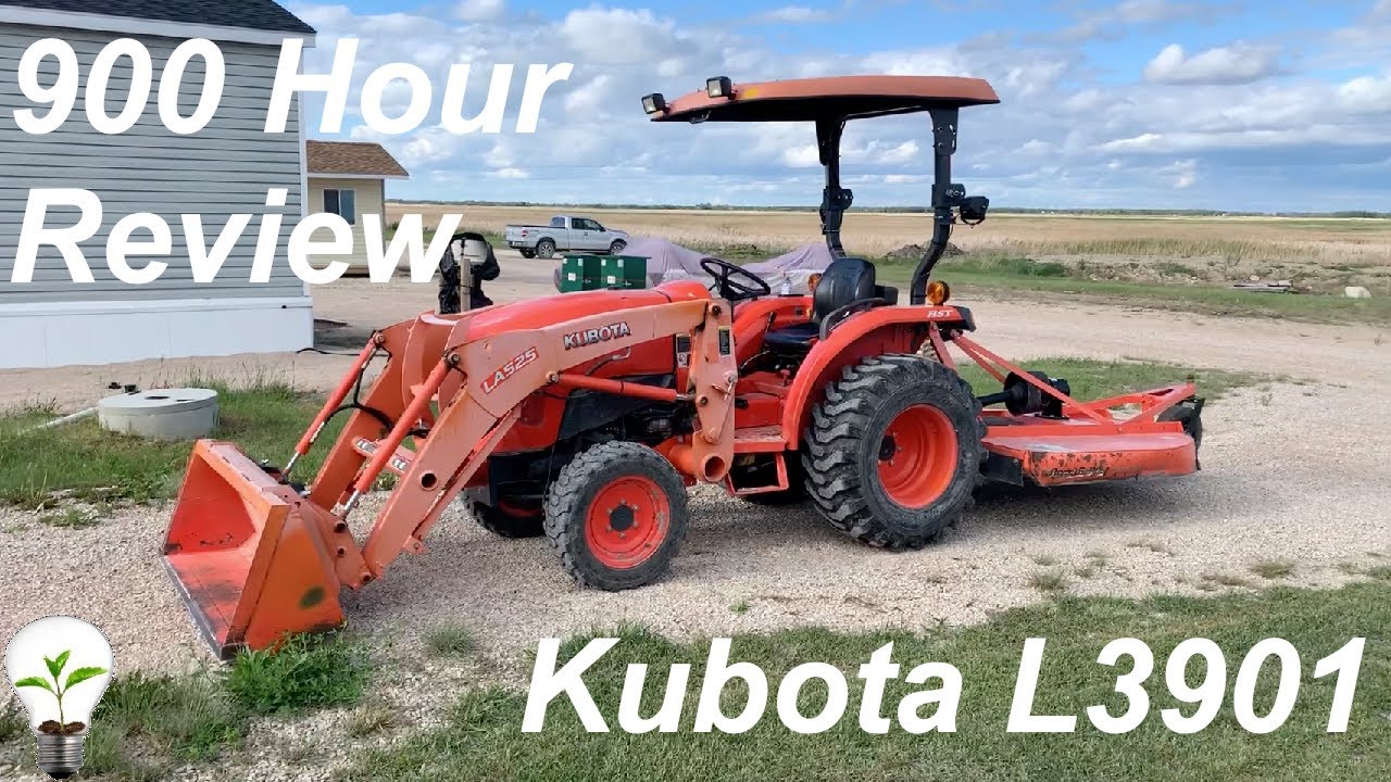 900 Hour Kubota L3901 Review - YouTube
