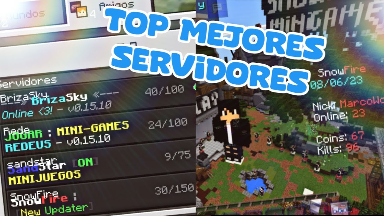 TOP MEJORES SERVIDORES DE CRAFTSMAN PARA JUGAR CON AMIGOS! 0.15.10 #craftsmanserver - YouTube