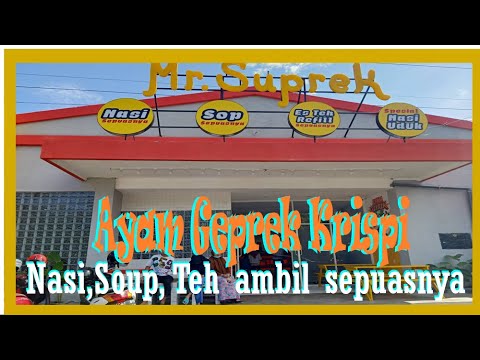 Mr Suprek Ayam Geprek Sidoarjo | Rute dan Review Komplite - YouTube