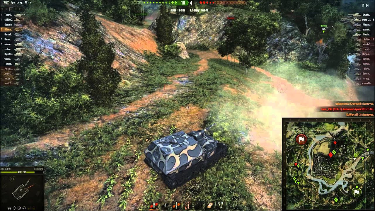 World Of Tanks Ferdinand Tier 8 German Tank Destroyer Bring on the RAGE ...
