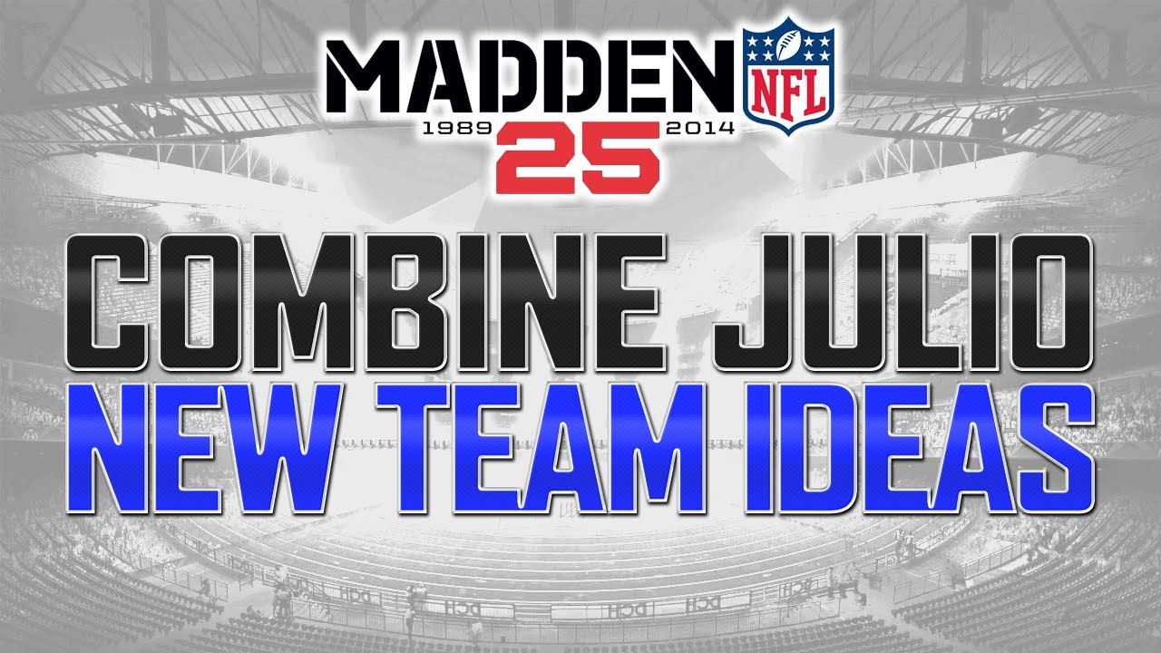MUT 25 - Combine Warrior Julio Jones | New Team Ideas - YouTube