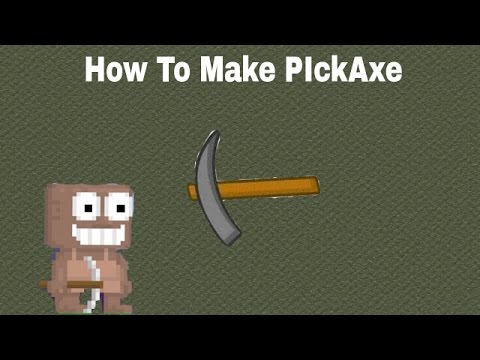 Cara membuat pickaxe growtopia - YouTube