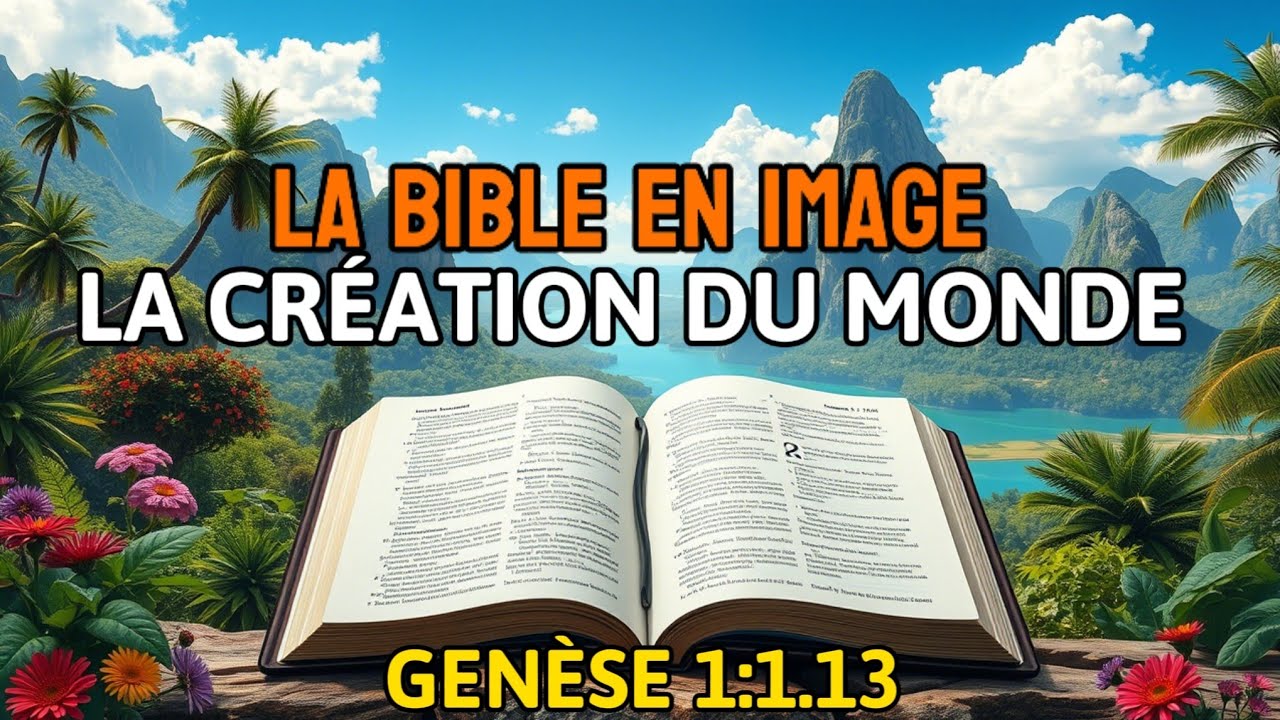 "Au commencement : La Création du monde en images | Genèse 1:1-13 ...
