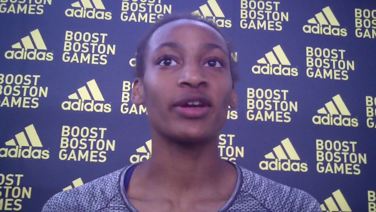HSer Sammy Watson after running 2:00.78 at 2017 adidas Boost Boston ...
