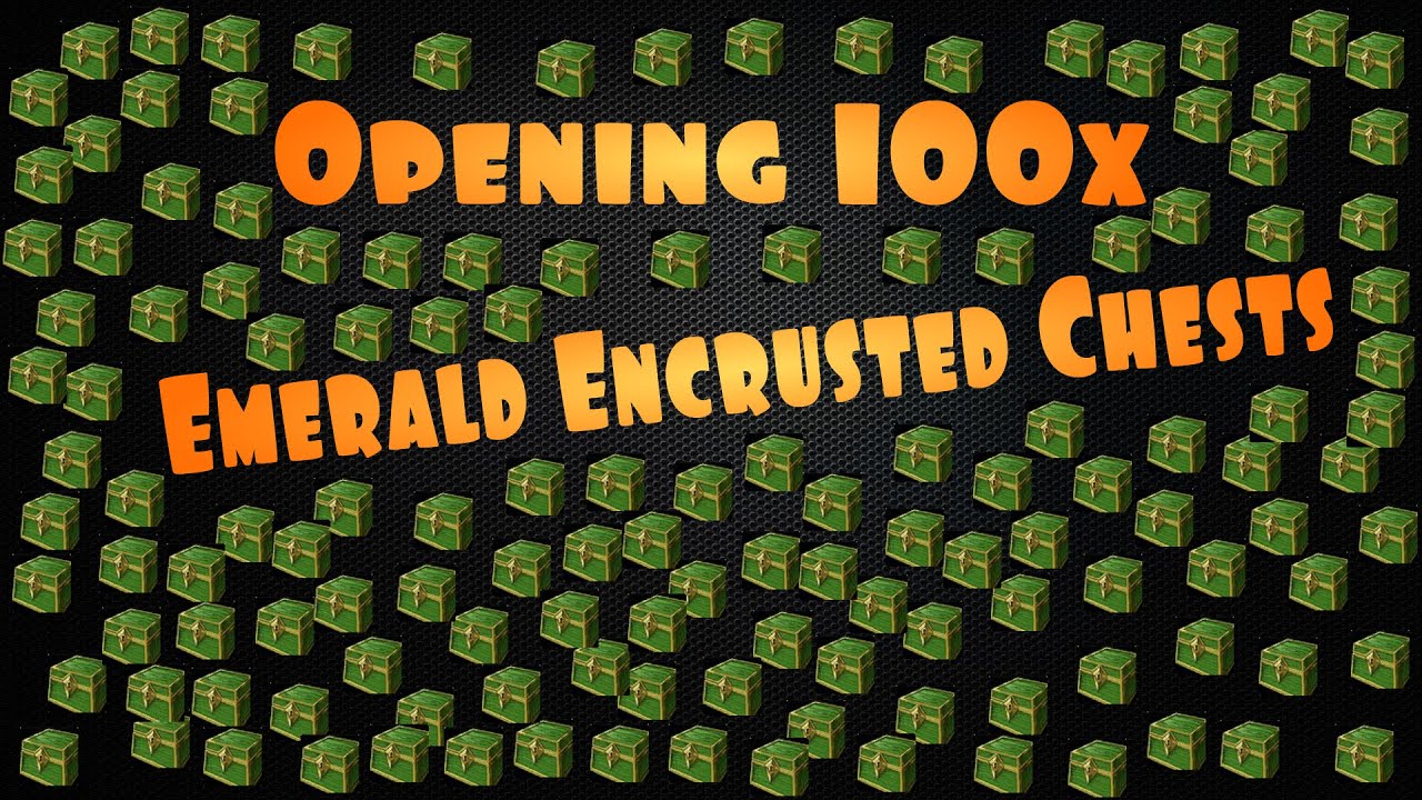 Loot From 100x Emerald Encrusted Chests - World of Warcraft - YouTube