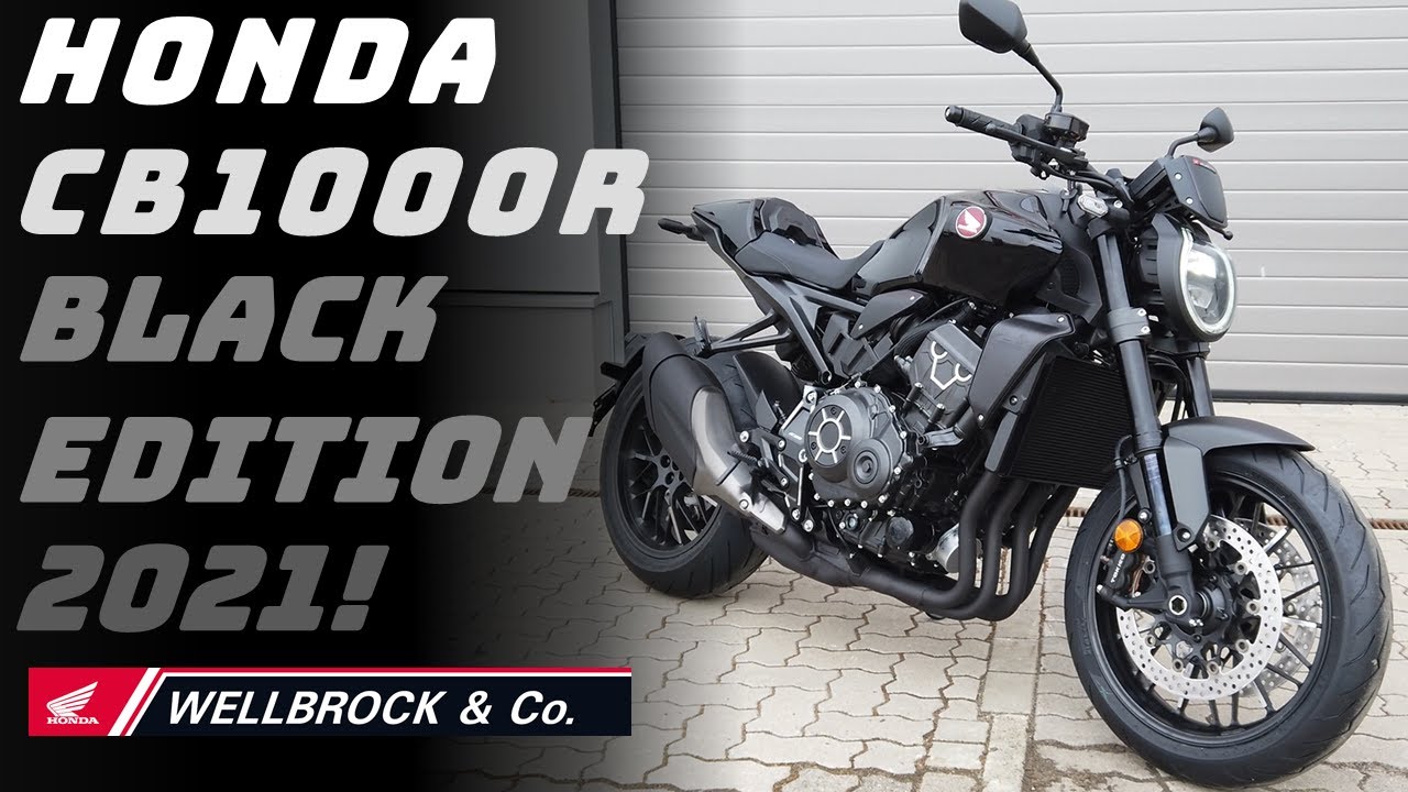 CB1000R Black Edition 2021 Graphite Black walkaround - YouTube