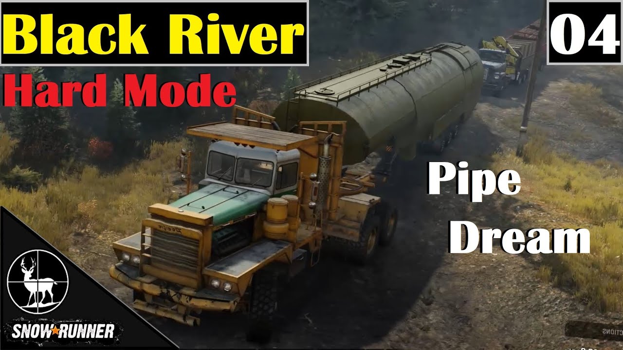 Pipe Dream ⚠️ SnowRunner Hard Mode ⚠️ Michigan Contracts - YouTube