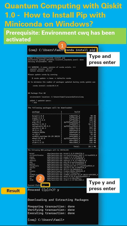 Quantum Computing with Qiskit 1.0 - How to Install Pip with Miniconda on Windows? – Quick Guide ...