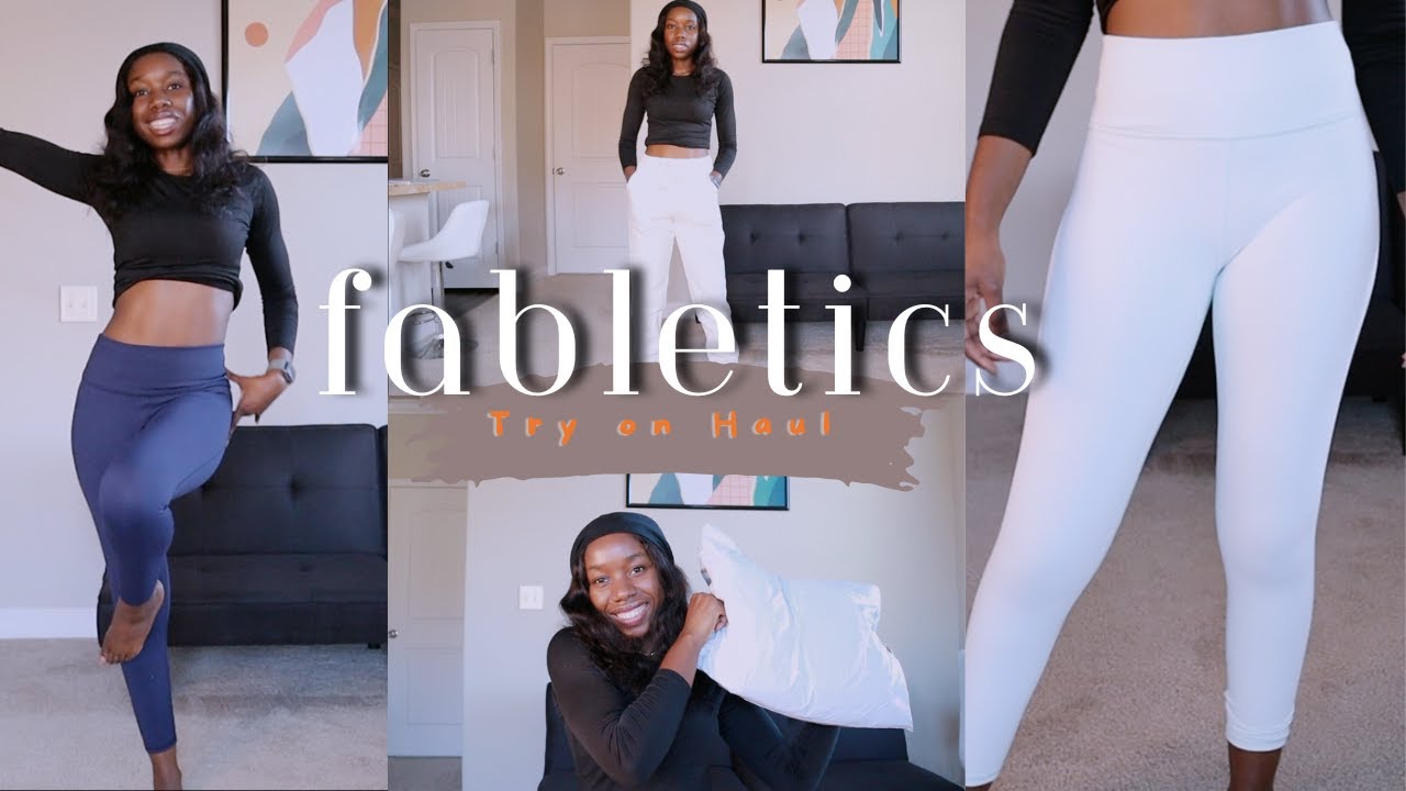 HUGE Fabletics Try on Haul Part 2 | Scrubs for nurses | workout ...